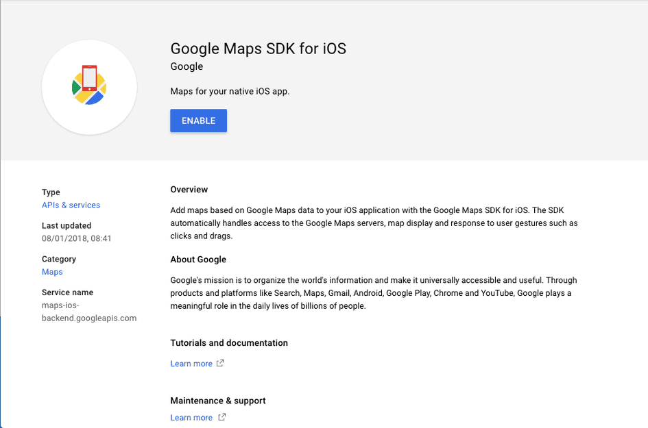 Installing Google Maps on a React Native application using react-native ...