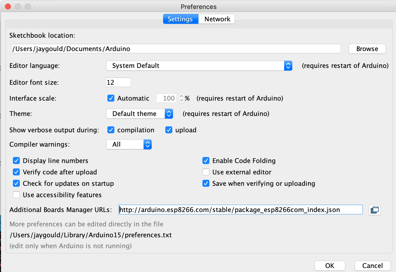 Control Arduino board over the internet with ESP8226 WiFi | Jay Gould